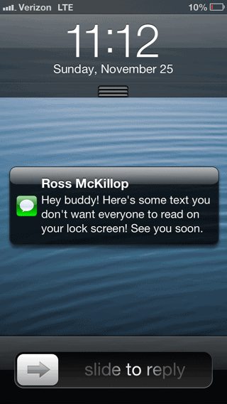 How To Stop Text Messages From Displaying On Your IPhone Lock Screen 