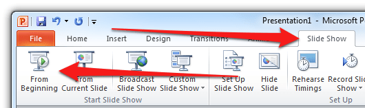 How To Add Transitions To PowerPoint 2010 Presentation Slides